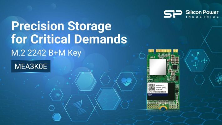 Precision Storage for Critical Demands – M.2 B+M Key SSD with 3D TLC NAND